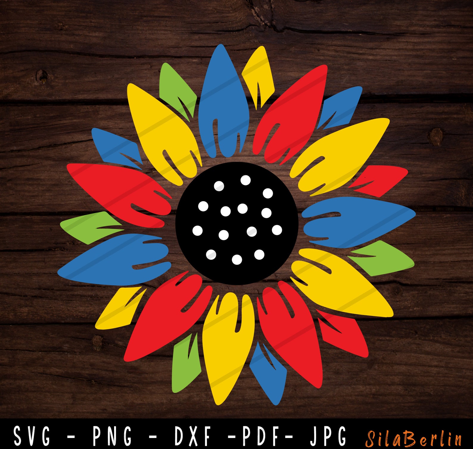 Sunflower Autism SVG Autism Awareness SVG PNG Puzzle Piece - Etsy