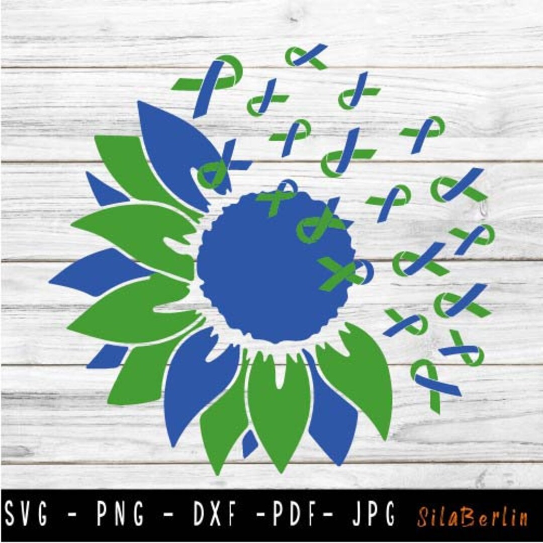 Sunflower Neurofibromatosis SVG, Neurofibromatosis Awareness ...