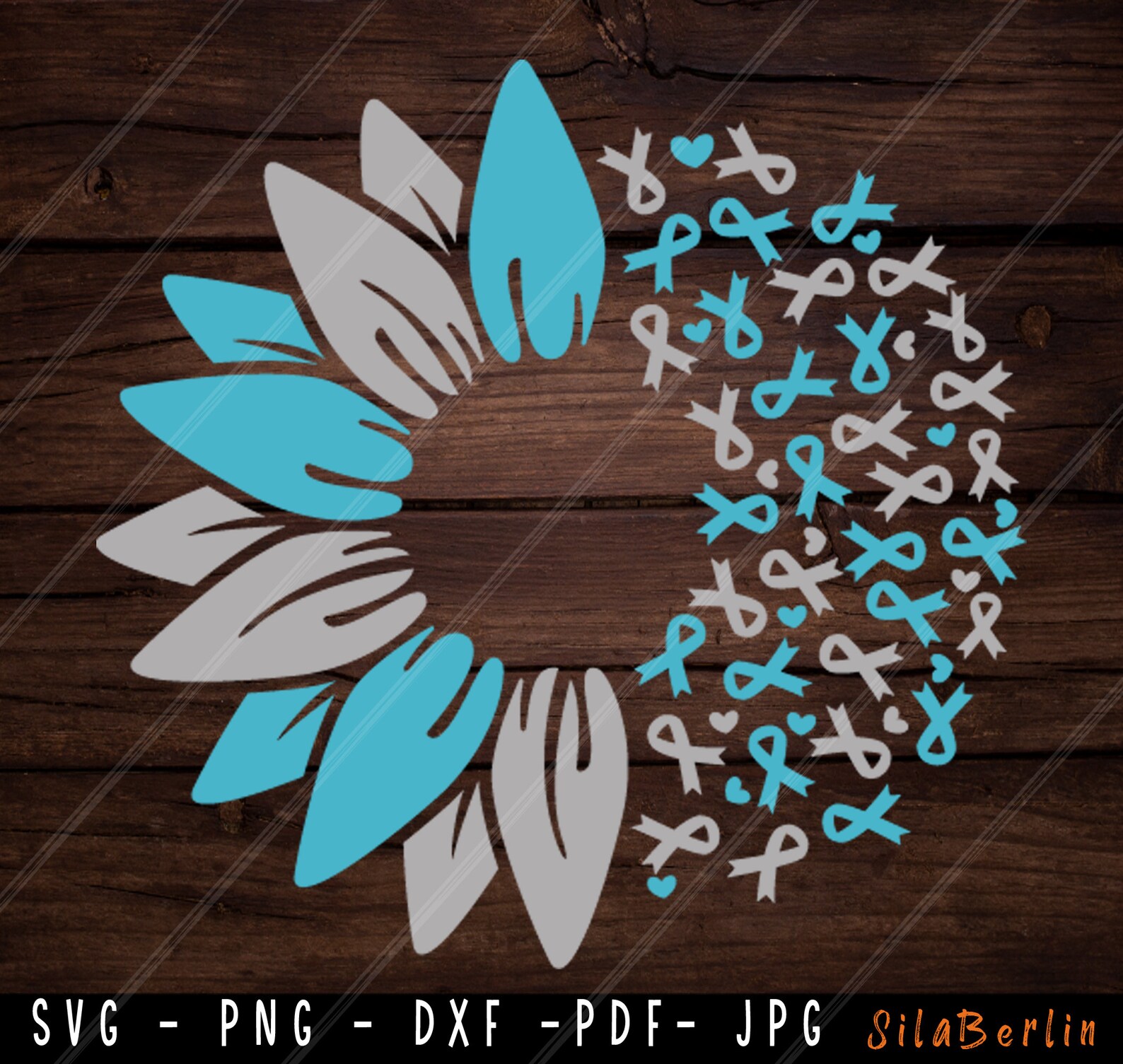 Sunflower Cervical Cancer SVG Cervical Cancer Svg Cancer - Etsy