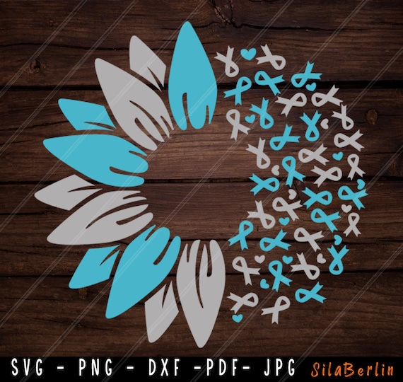 Sunflower Cervical Cancer SVG Cervical Cancer Svg Cancer - Etsy