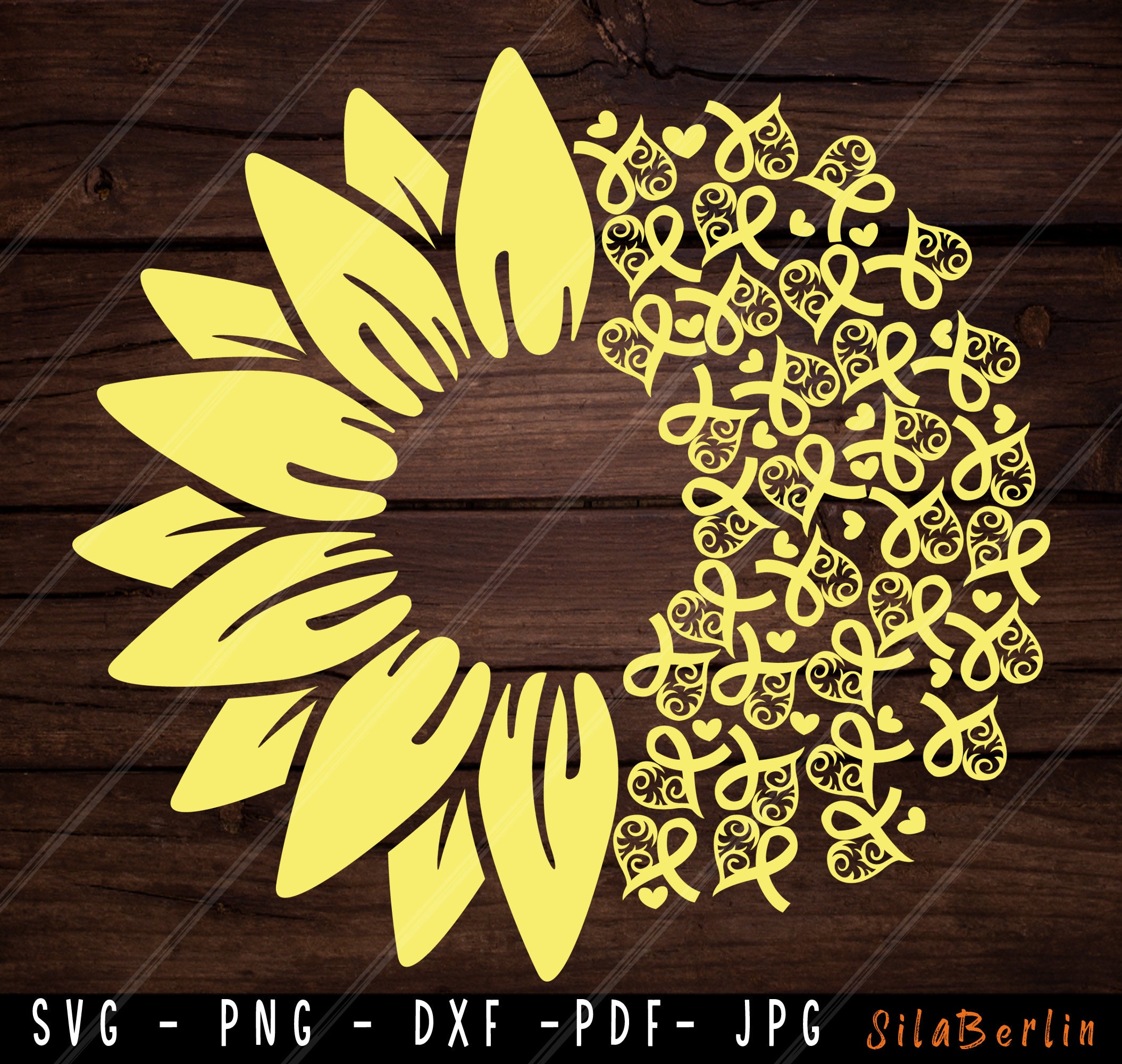 Sunflower Bone Cancer SVG Bone Cancer Svg Cancer Awareness - Etsy