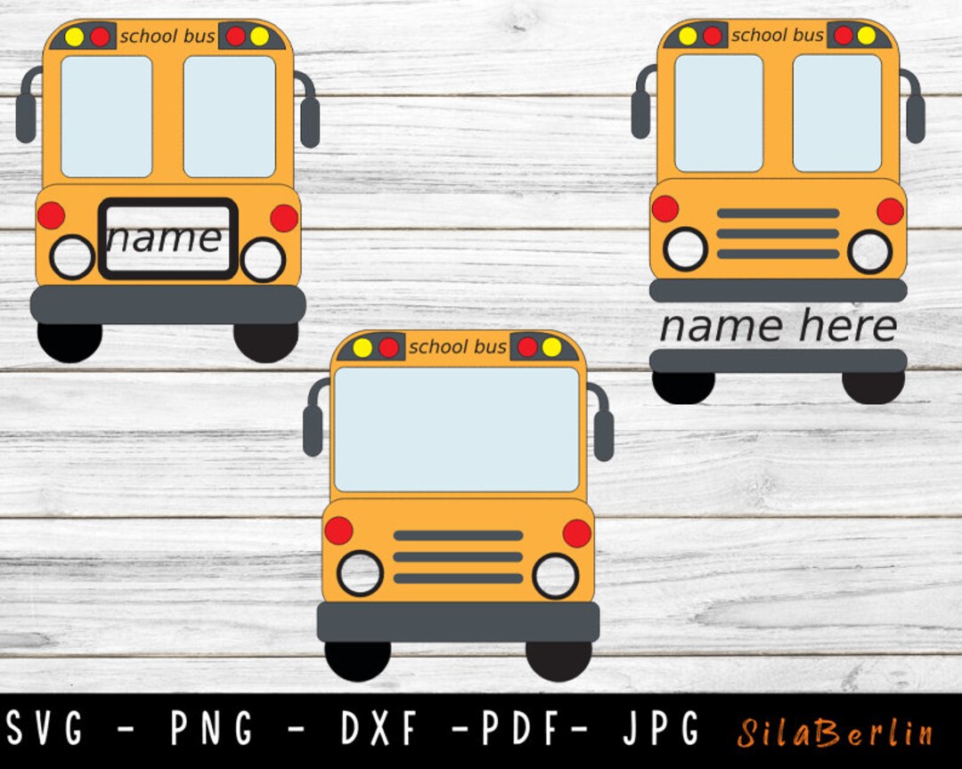 School Bus SVG, School Bus Monogram Svg, First Day of School, School ...