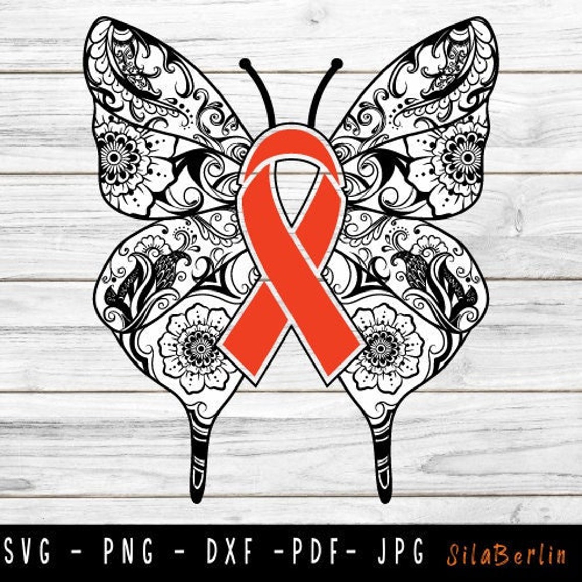 Butterfly Leukemia SVG Leukemia Cancer Svg Leukemia | Etsy