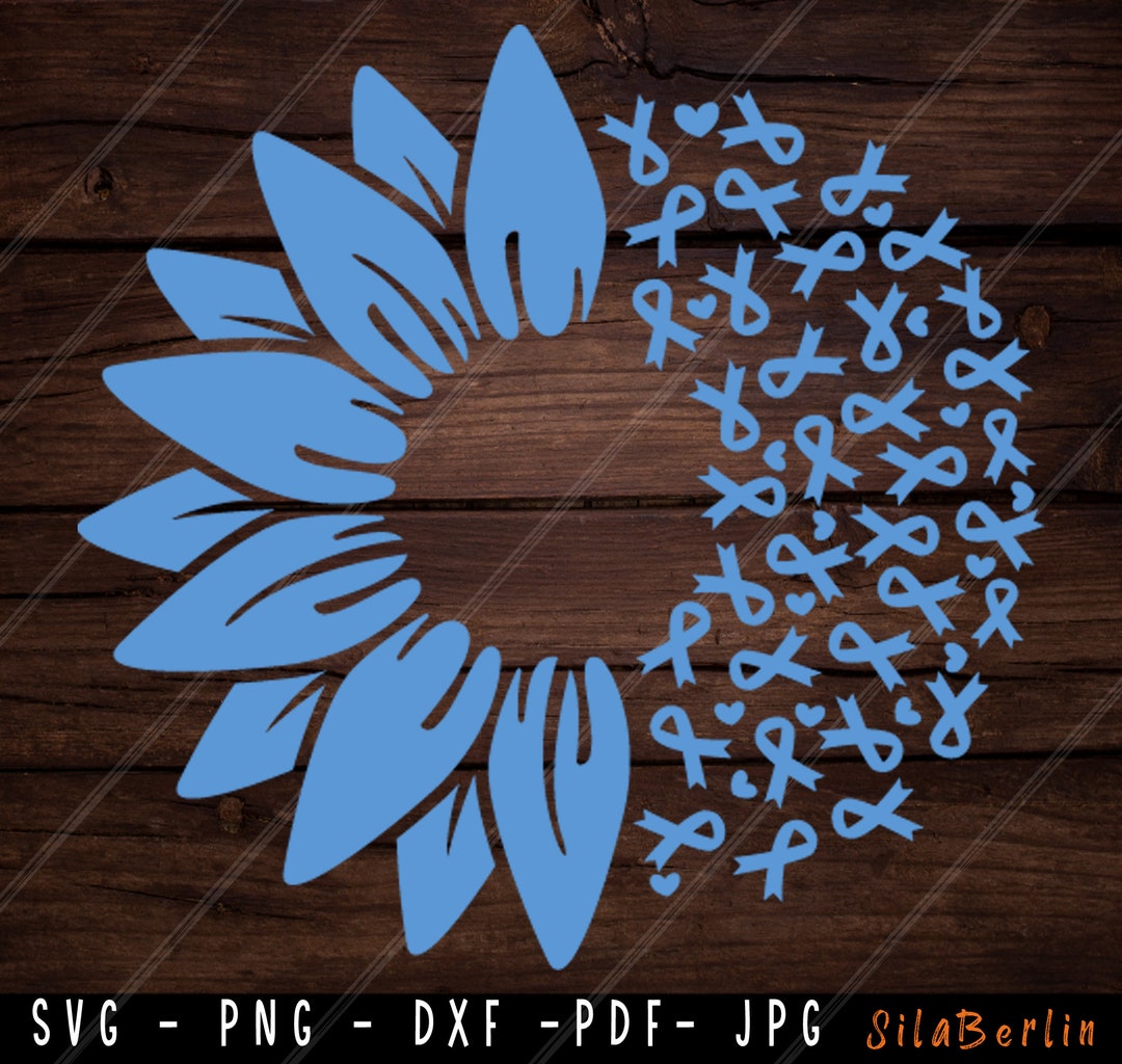 Sunflower Diabetes SVG, Diabetes Svg, Diabetes Awareness Ribbon Svg ...
