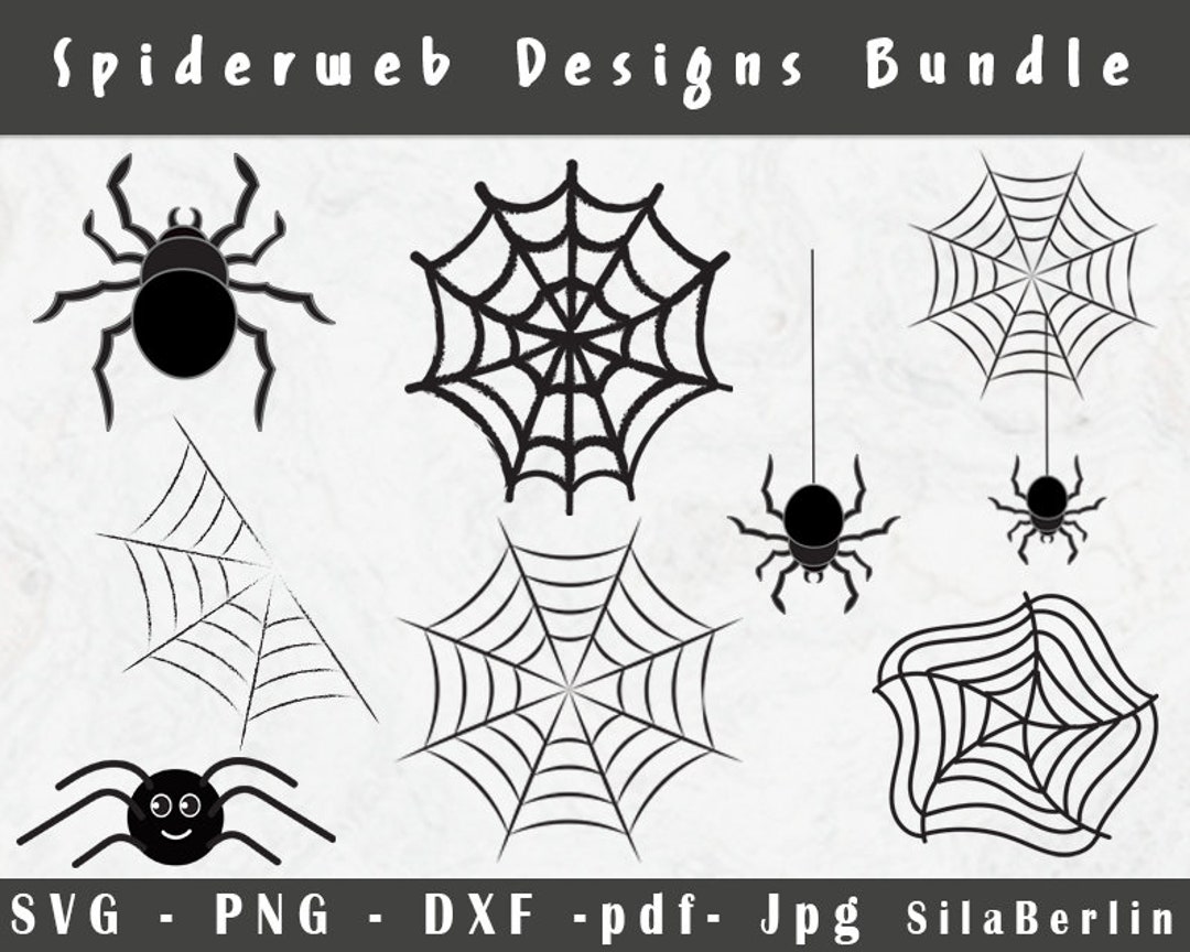 Spiderweb Bundle SVG, Spiderweb Svg, Spiders Svg, Webs Svg, Spiderman ...