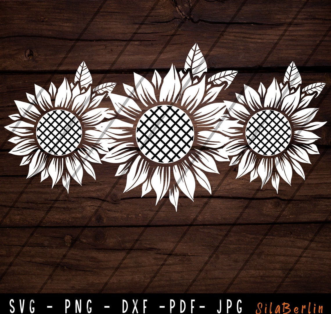 Sunflower Bouquet SVG Floral Svg Flower Svg Flower Svg - Etsy