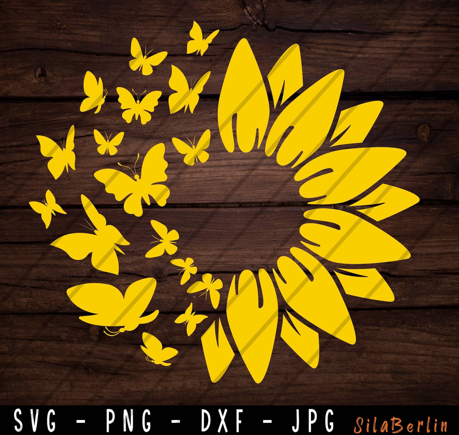 Sunflower SVG Flower Svg Digital Download Clipart | Etsy