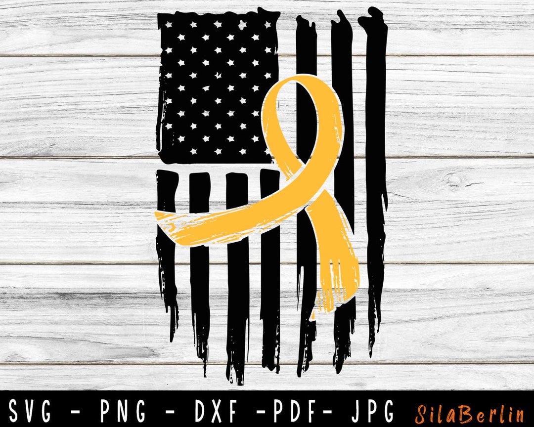 Appendix Cancer USA Flag SVG, Appendix Cancer Awareness, Fight Flag Svg ...