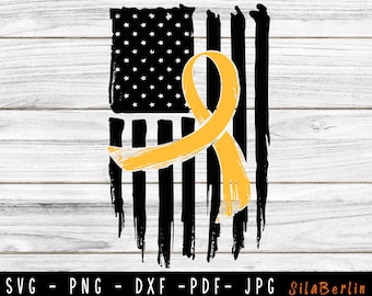 Appendix Butterfly Heart Ribbon Cancer SVG, Ribbon Amber SVG, Appendix ...