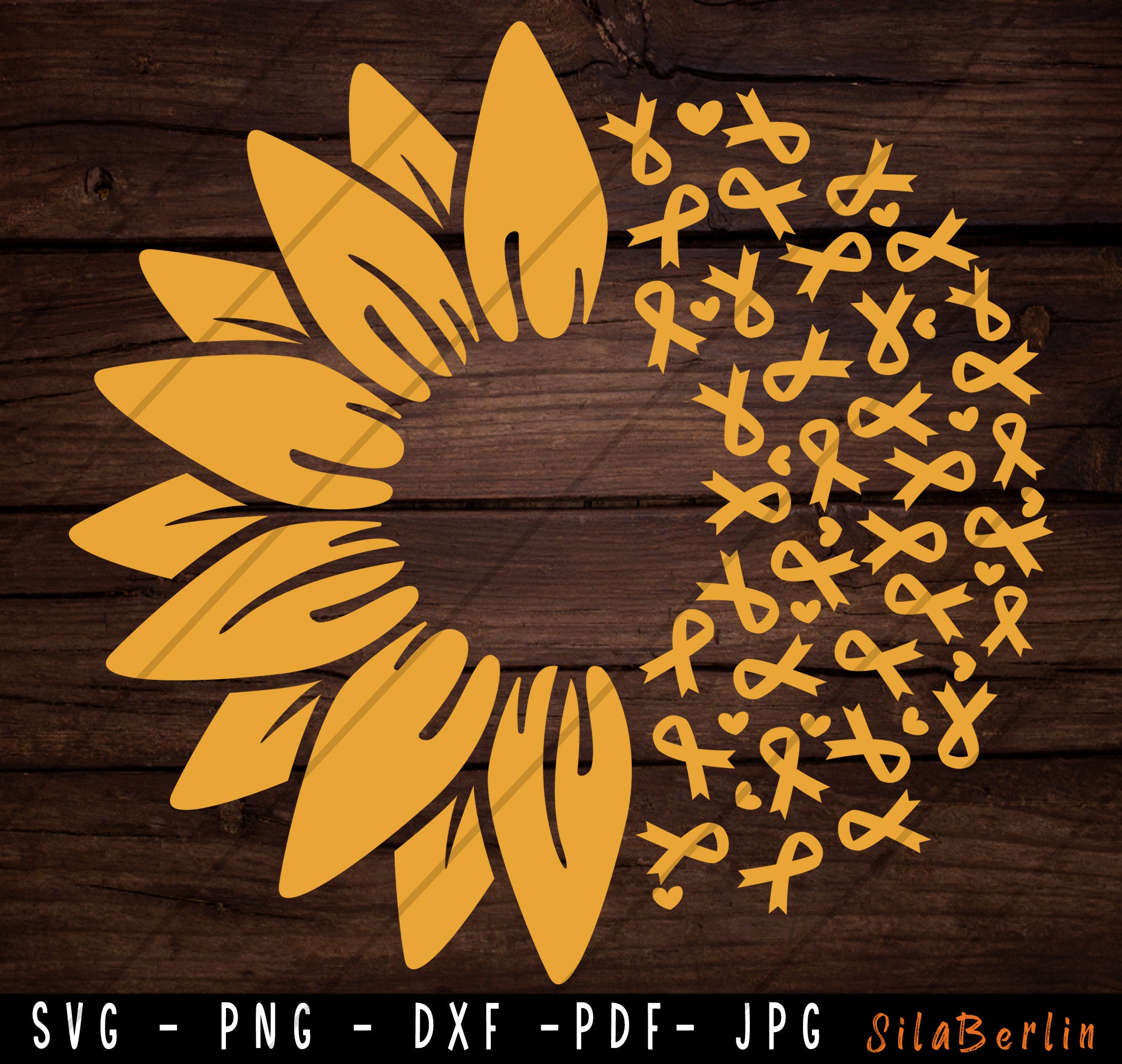 Sunflower Childhood Cancer SVG Childhood Cancer Svg Cancer - Etsy