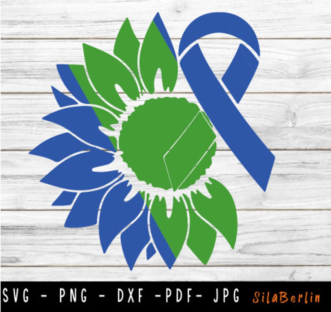 Sunflower Neurofibromatosis SVG, Neurofibromatosis Awareness ...