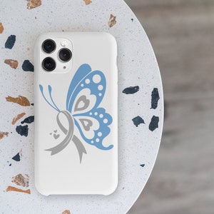 Butterfly Diabetes Awareness SVG: Blue Ribbon, T1D (digital File) - Etsy