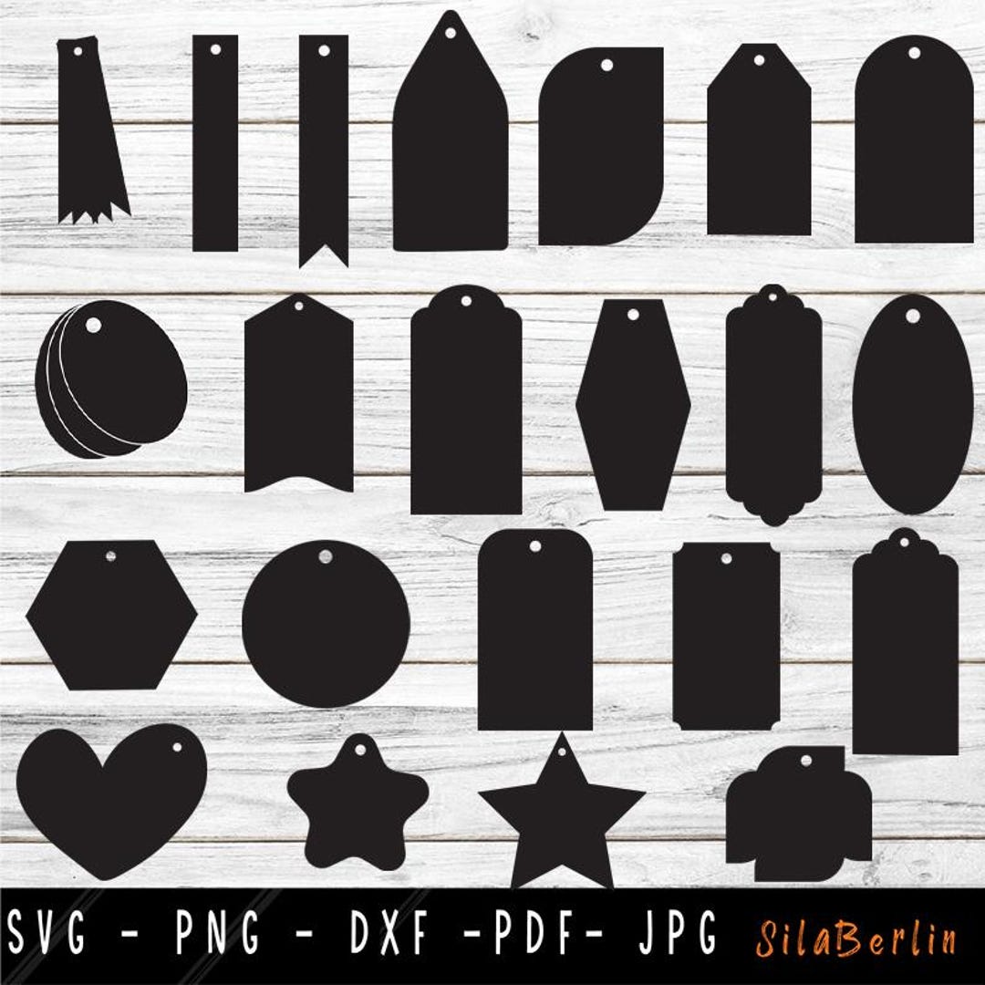Tag SVG, Tags SVG Bundle, Tags Template, Gift Bag Tags Template, Cut ...