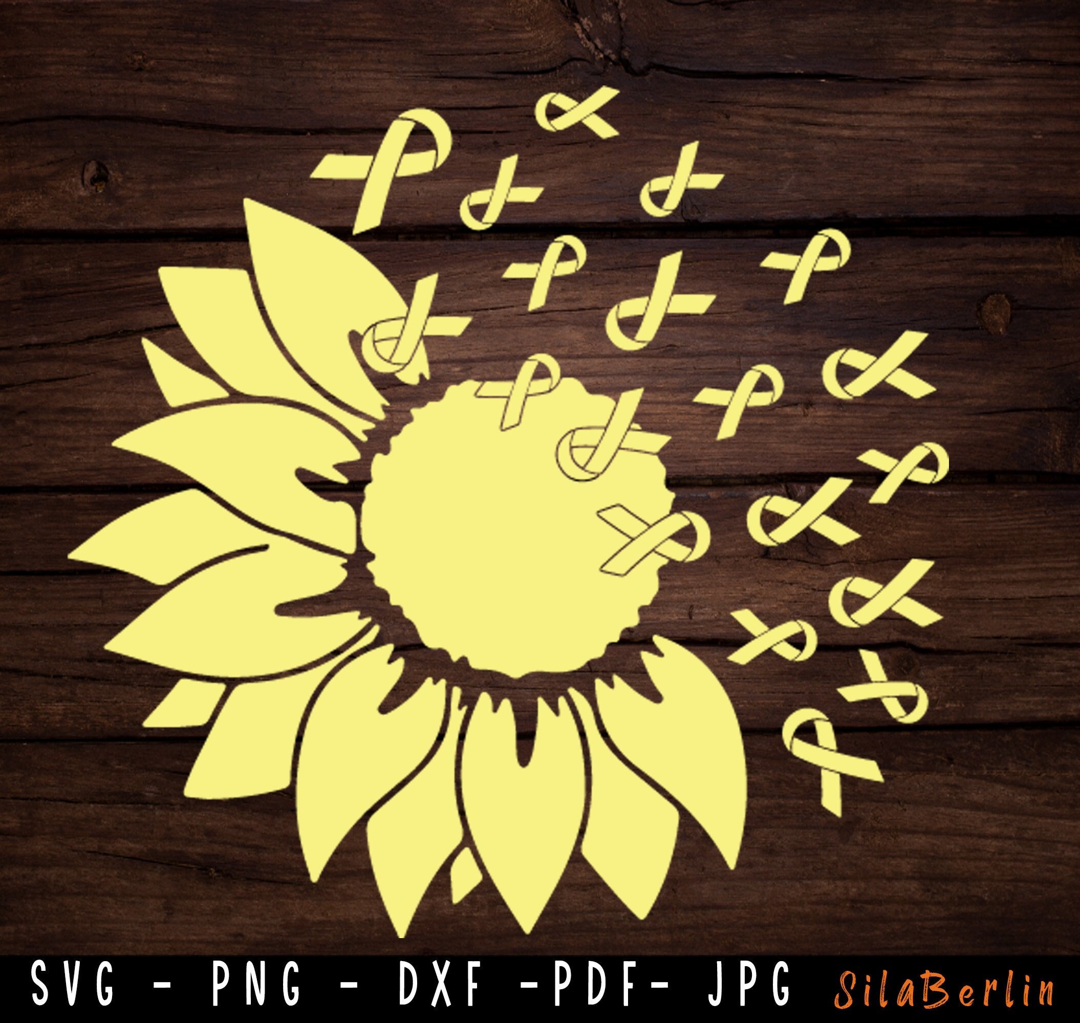 Sunflower Bone Cancer SVG Bone Cancer Svg Cancer Awareness - Etsy