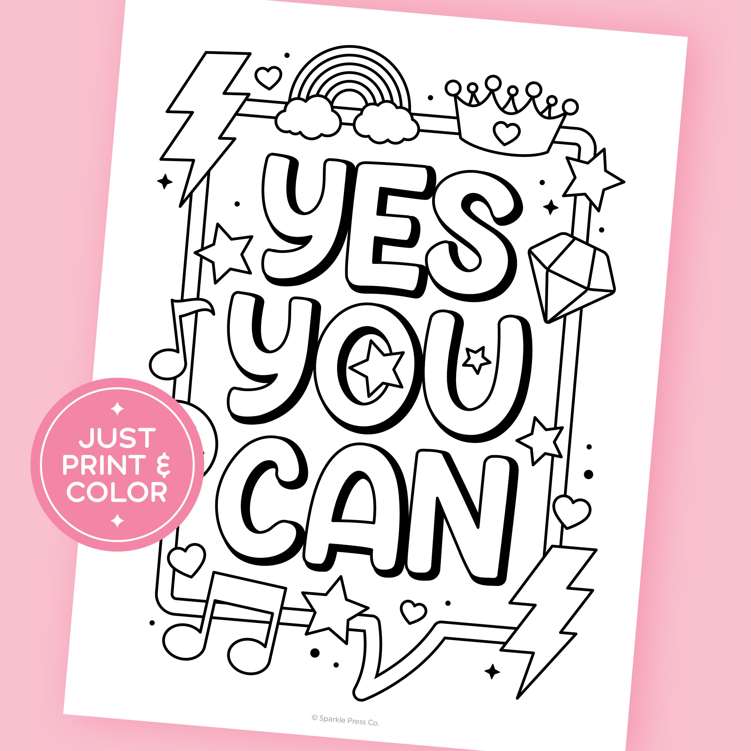 Printable Coloring Page, Coloring Page for Adults, Coloring Page ...