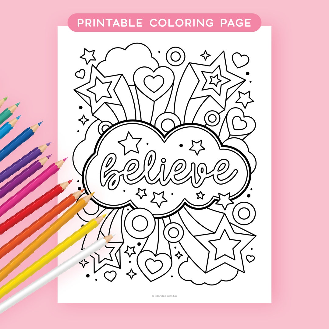 Printable Coloring Page, Coloring Page for Adults, Coloring Page ...