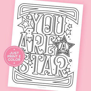 Printable Coloring Page, Coloring Page for Adults, Coloring Page ...