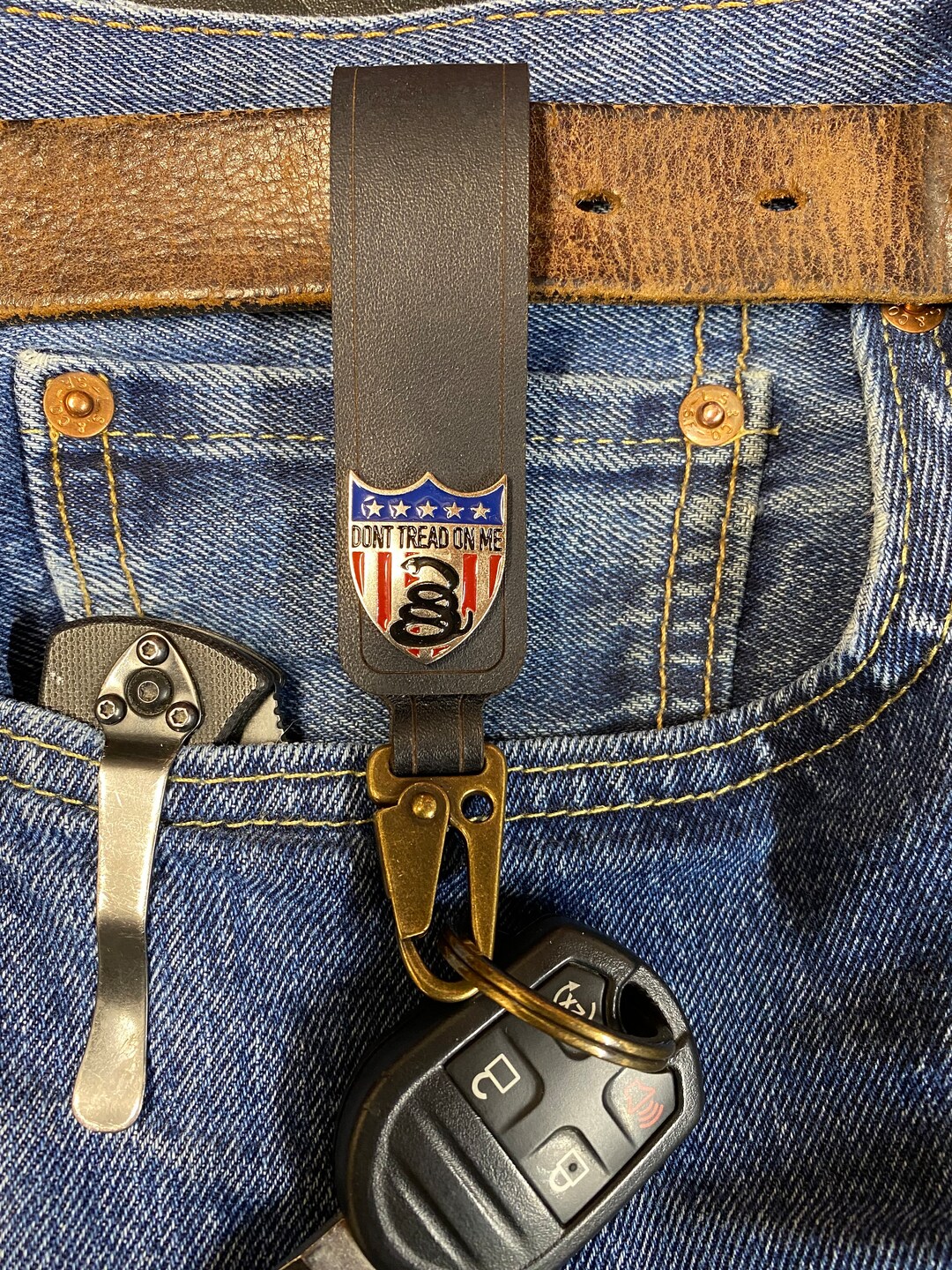 Ultimate Leather Keychain | Cool Snap | Hand Made in the USA | Full ...