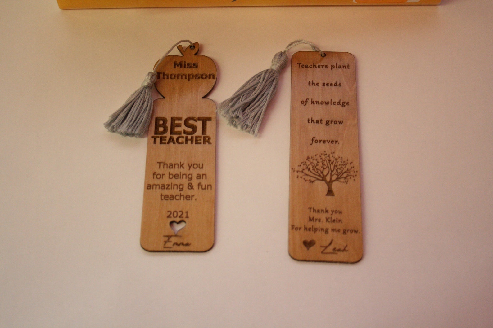 Teacher Appreciation Bookmark - Etsy