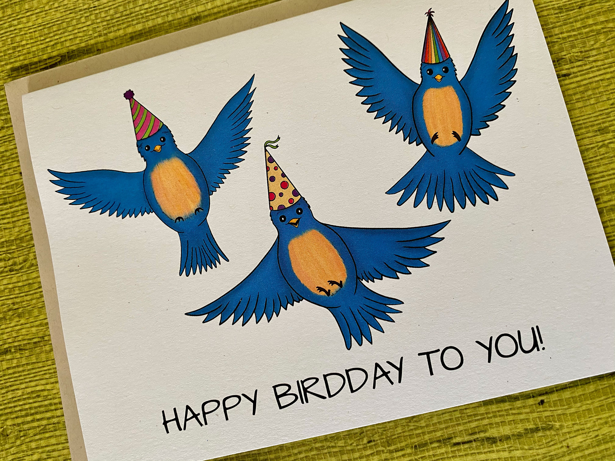 Happy Birdday to You Card Happy Birthday Card Birthday - Etsy