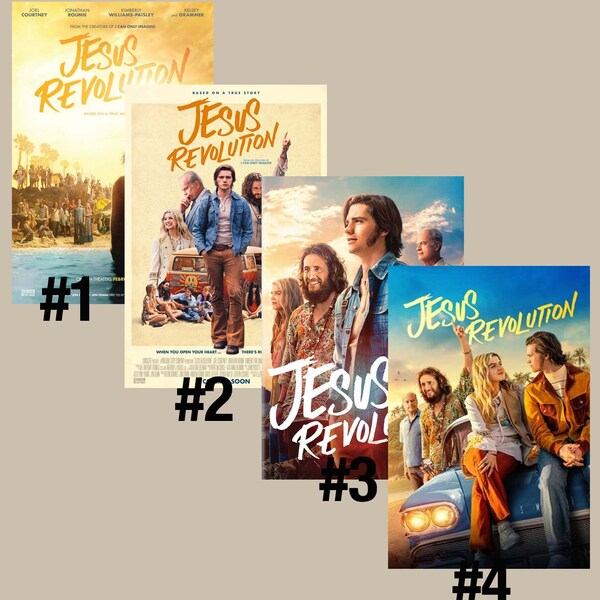 Jesus Revolution 2023 Movie Poster - Etsy UK