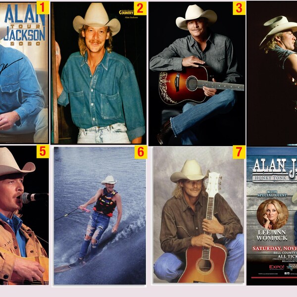 Alan Jackson Poster - Etsy