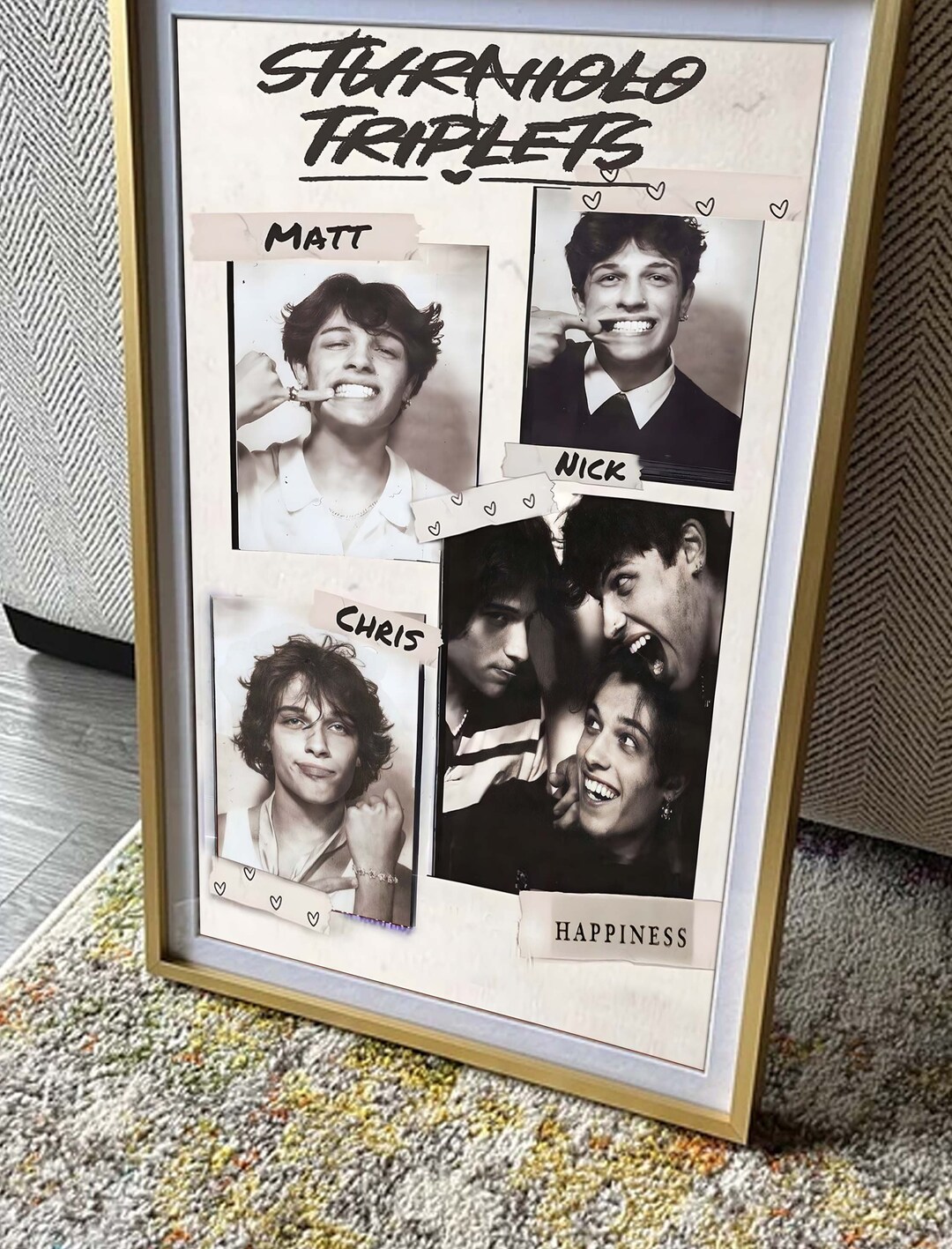Poster des triplés Sturniolo, Matt Nick Chris Matt Sturniolo Matthew ...