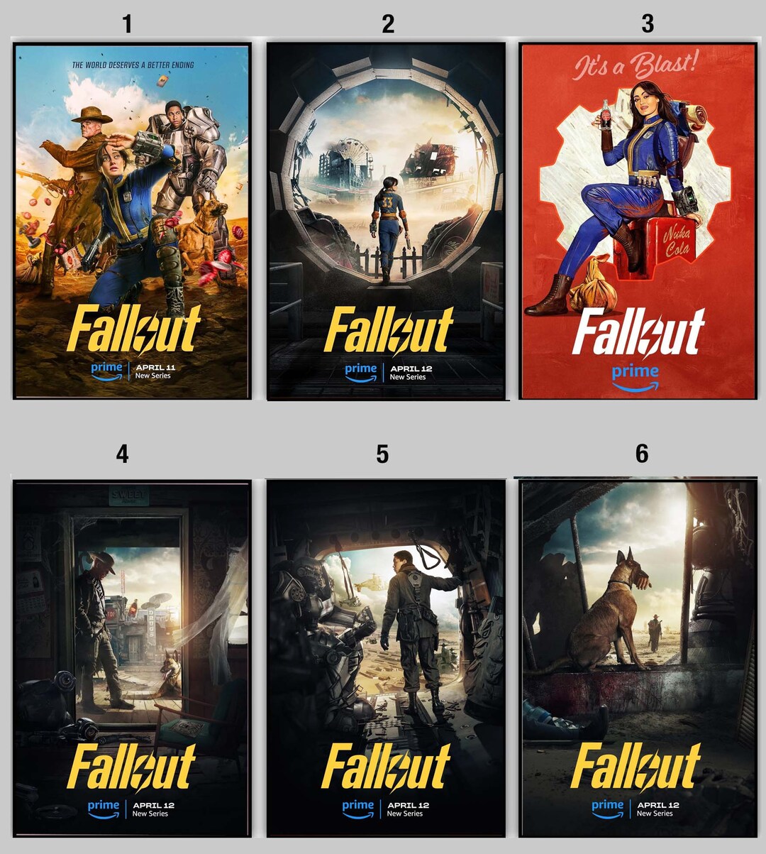 Fallout 2024 Movie Poster Movie Art Poster Wall Art Prints Room Decors ...