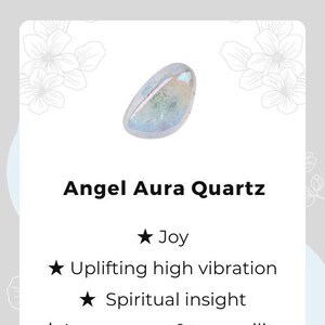 ANGEL AURA QUARTZ Healing Crystals for Inner Peace, Tranquility, High ...
