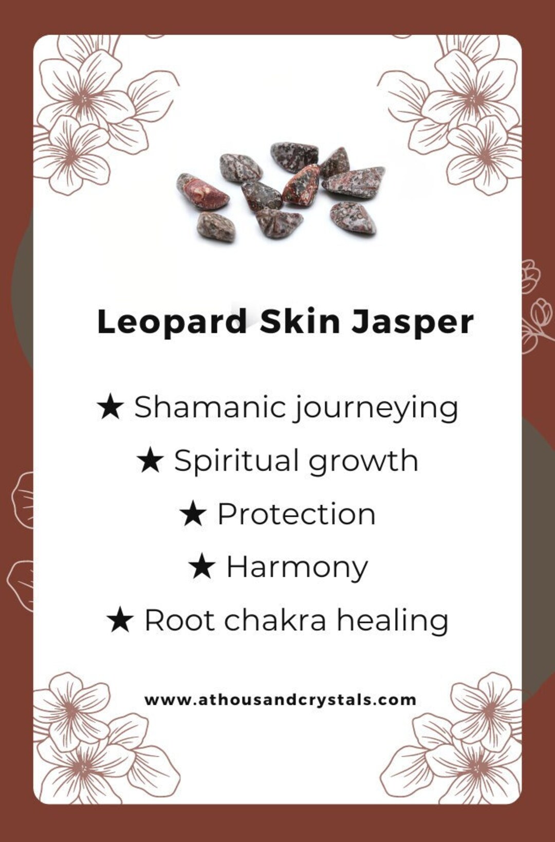 CRYSTALS, Jasper, Leopard, Bulk, Wholesale, Stone, Gemstone, Healing ...