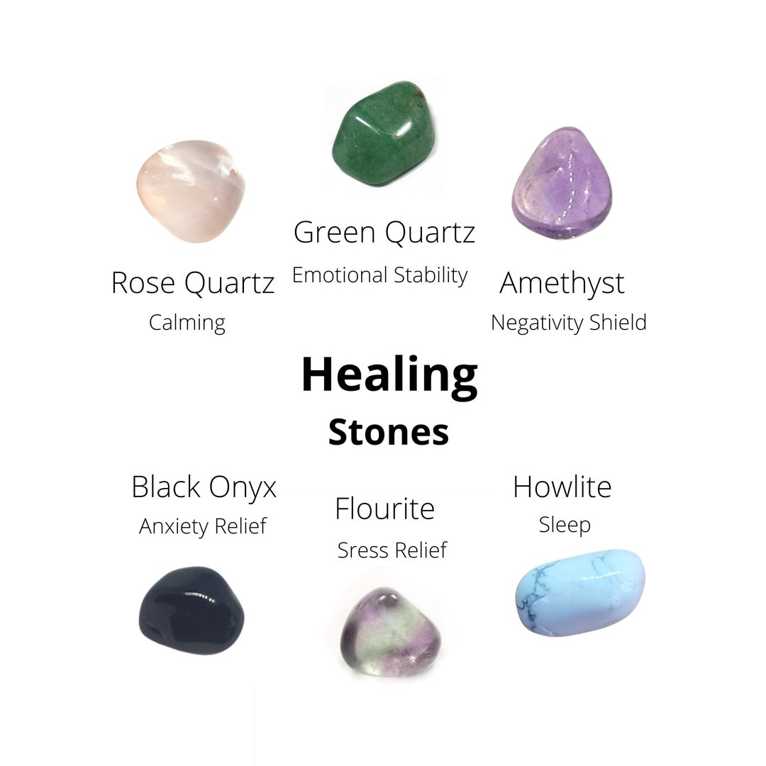 HEALING STONES, Crystals, Stress Relief, Anxiety Relief, Sleep ...