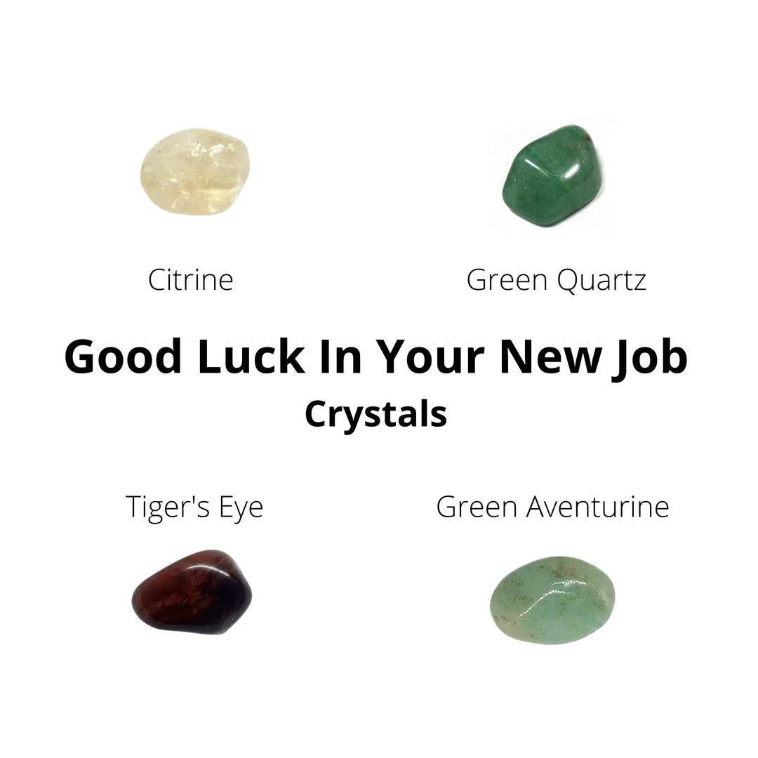 GOOD LUCK IN Your New Job, Crystals, Gemstones, Stones, Healing, Green ...