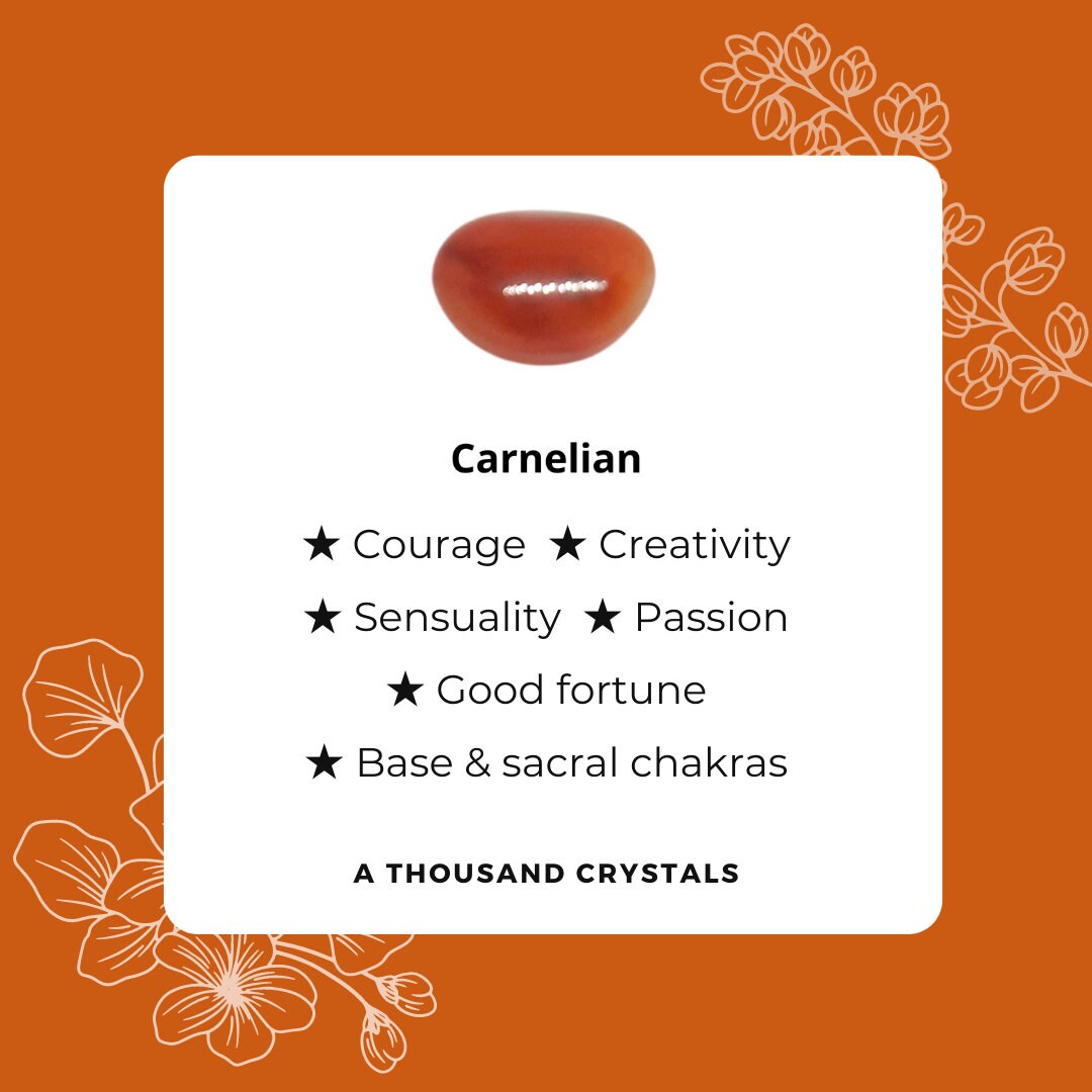 CARNELIAN Tumbled Tumbled Carnelian Medium Tumbled Tumbled - Etsy UK
