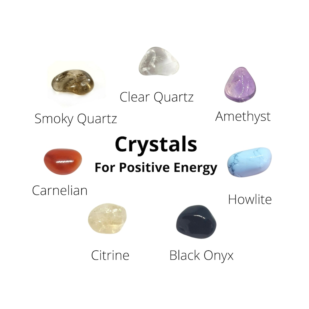 7 Pcs CRYSTAL SET, for Positive Energy, Crystals Gift - Etsy