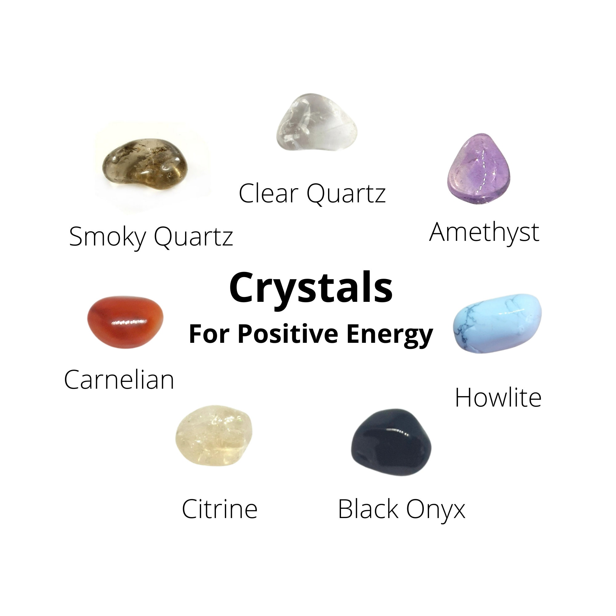 7 Pcs CRYSTAL SET for Positive Energy Crystals Gift - Etsy
