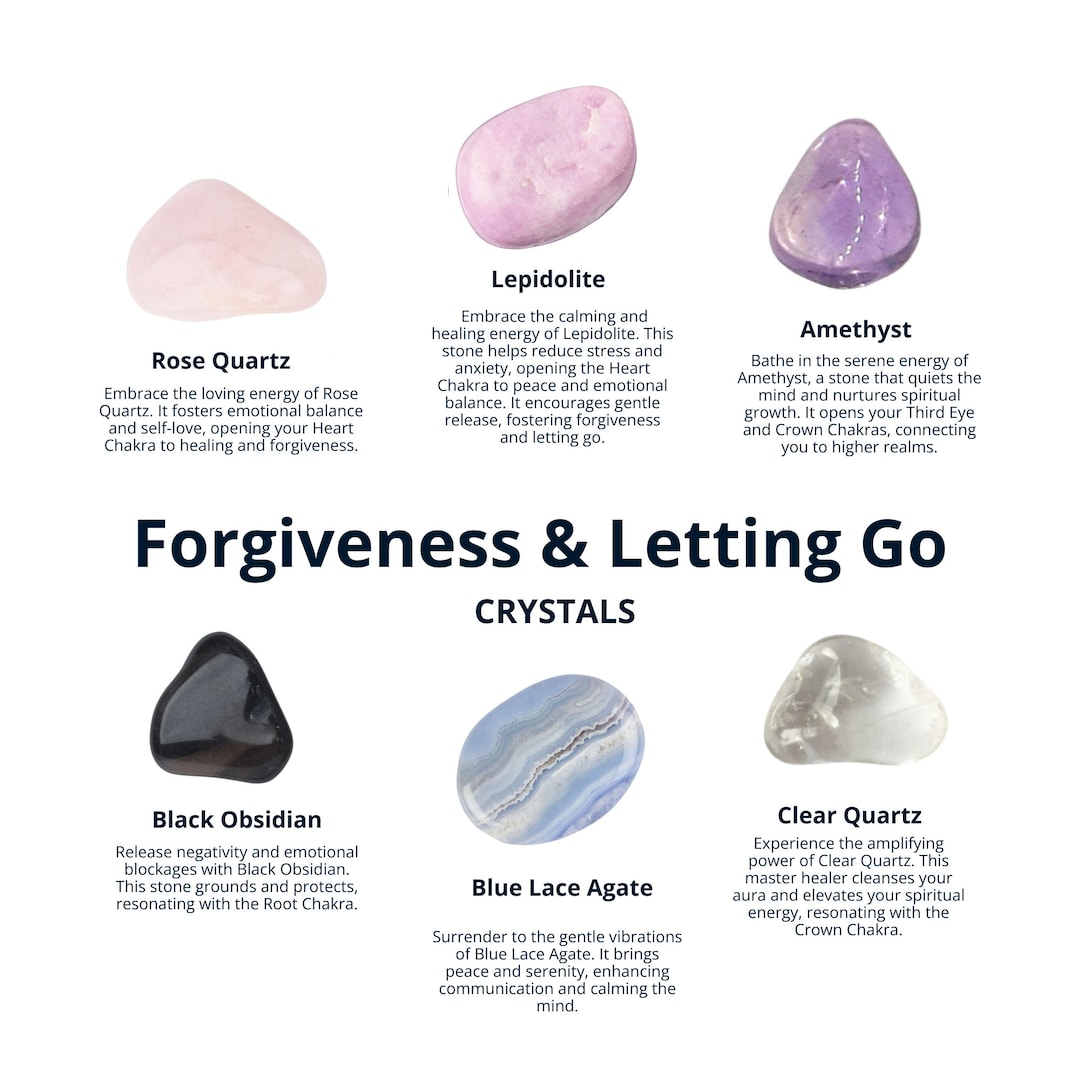 FORGIVENESS and LETTING GO Crystals, Healing Stones, Gemstones ...