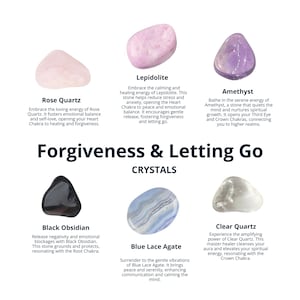 FORGIVENESS and LETTING GO Crystals, Healing Stones, Gemstones ...