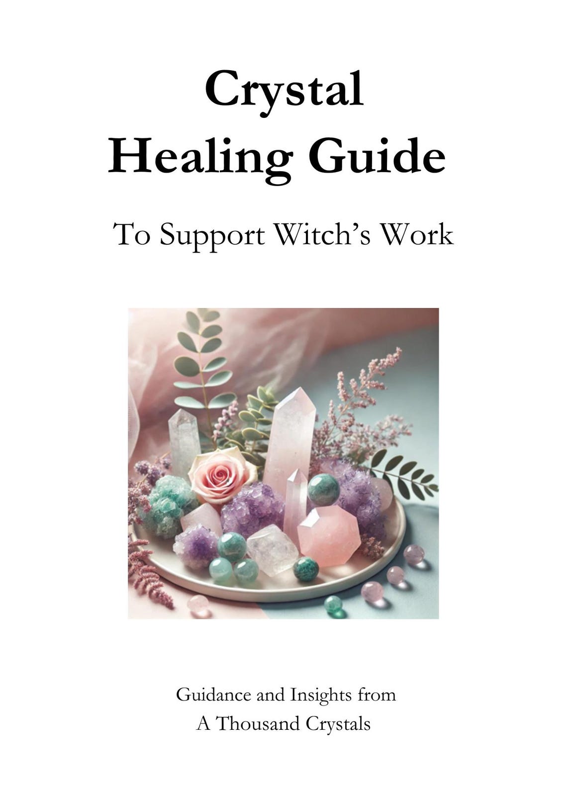 CRYSTALS for Witches. Crystals Gift, Gemstones, Healing Stones, Clear ...