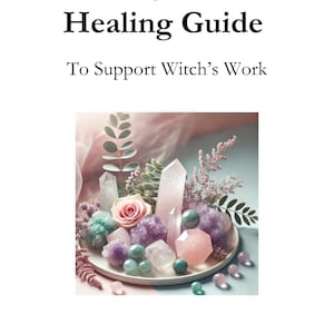 CRYSTALS for Witches. Crystals Gift, Gemstones, Healing Stones, Clear ...