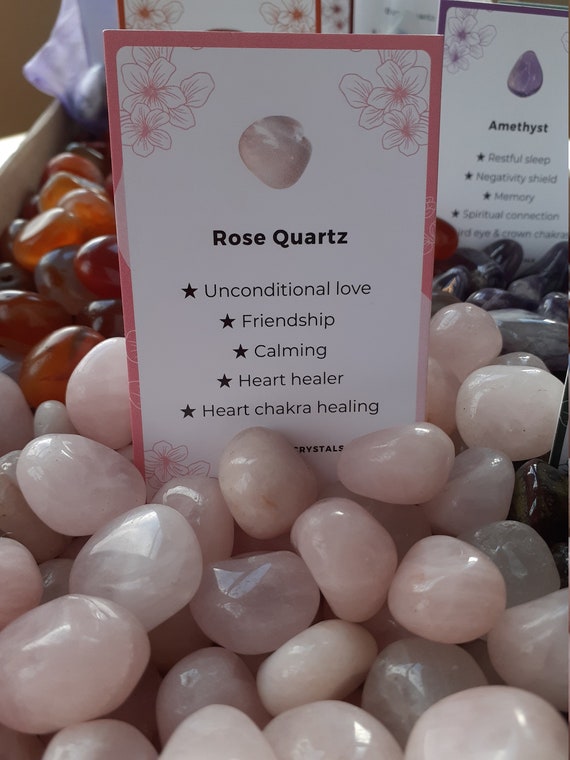 CRYSTAL ROSE QUARTZ Gems Near Me Etsy