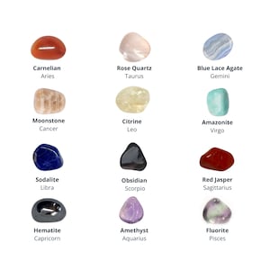 BIRTHSTONES BY MONTH, Crystals Set, Birthstones for Each Month ...
