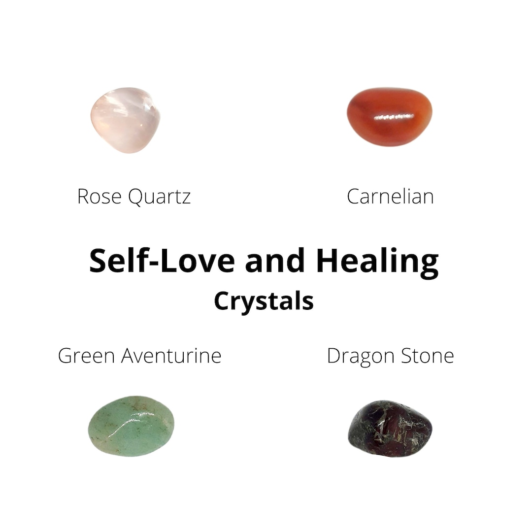CRYSTAL SET, for Self Love and Healing, Crystals Gift, Gemstones ...