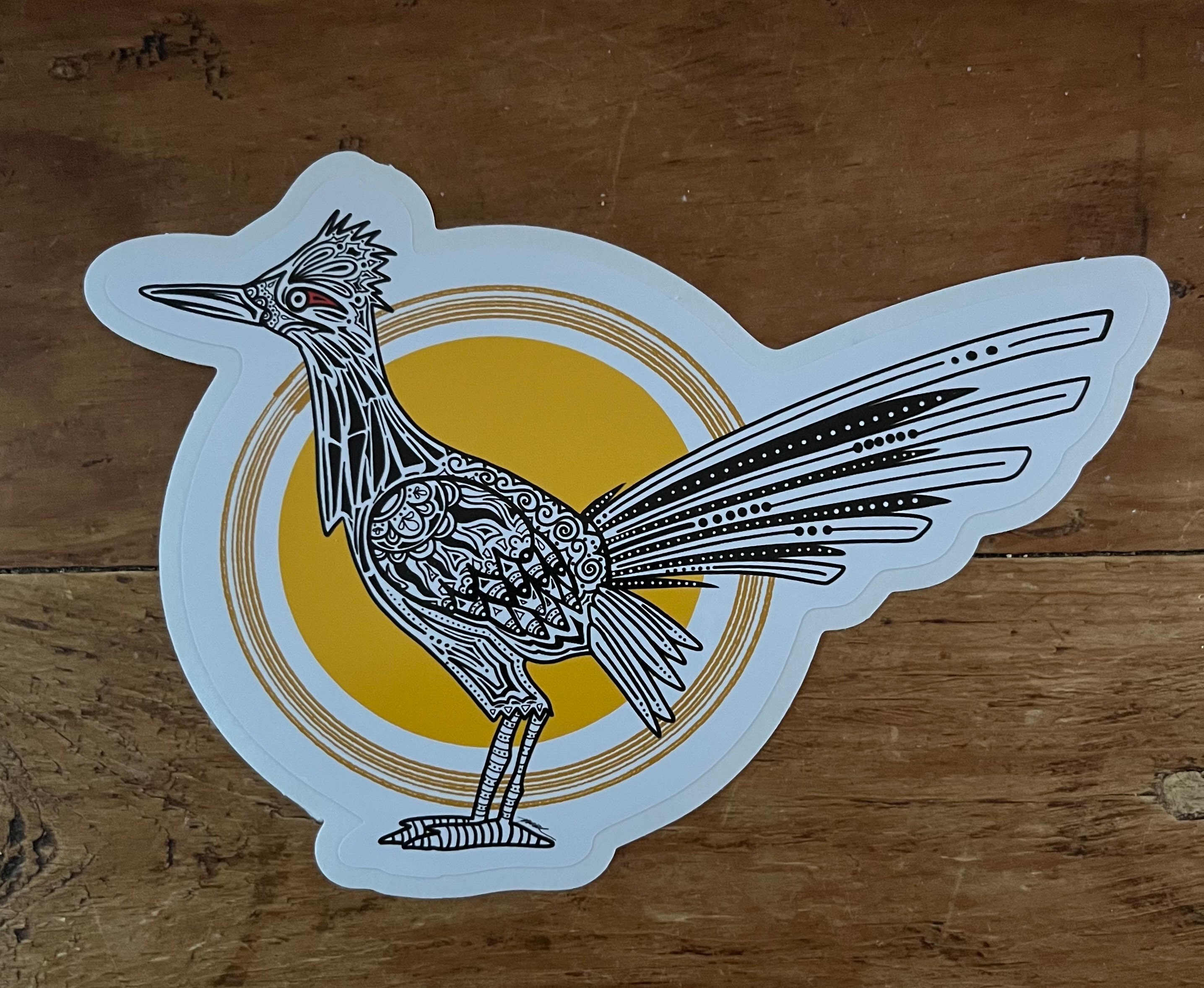 Large Roadrunner Bird Sticker - Etsy