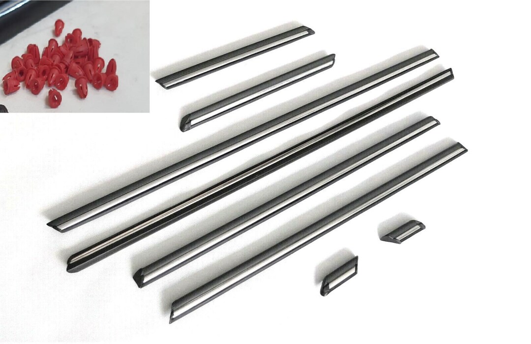 Mercedes W116 BODY Moulding Trim Set With Mounting Clips 1973-1980 - Etsy