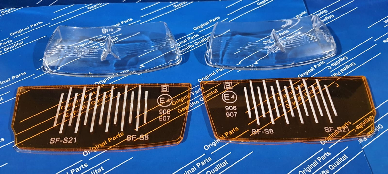 Mercedes W114 W115 Headlight Turn Signal and Fog Lens Blinker Set - Etsy