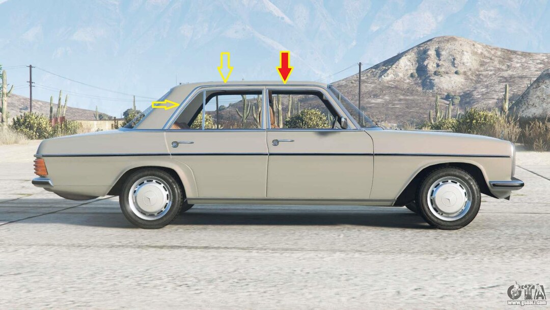 Mercedes W115 Sedan 2nd Series Roof Rubber Seal Set 2 PCS NEW - Etsy