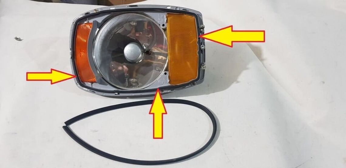 Mercedes W114 W115 Headlight & Tail Light Repair Kit Set New - Etsy UK