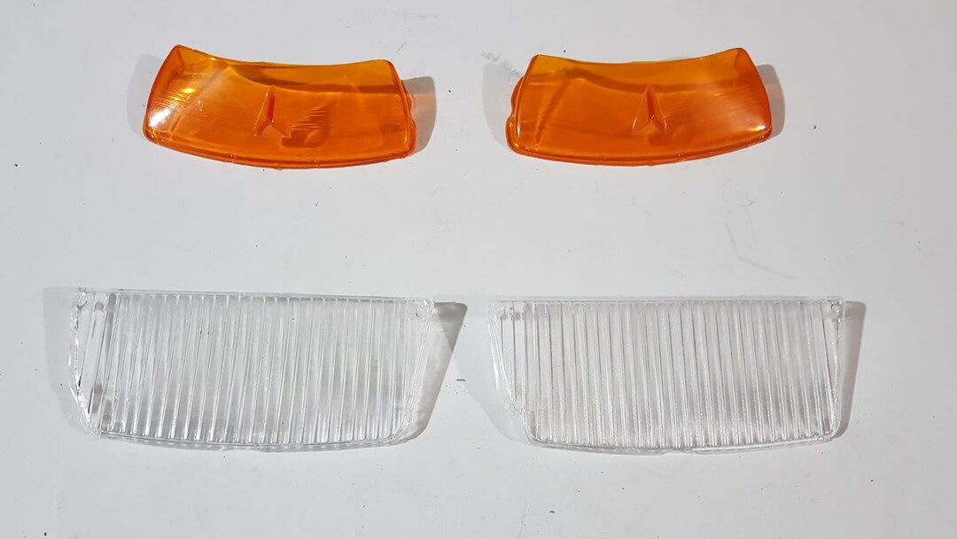 Mercedes W114 W115 Headlight Turn Signal and Fog Lens Blinker Set - Etsy