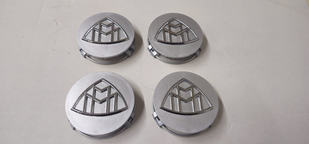 Mercedes Maybach Hub Caps: Grey Chrome Alloy Rims (set of 4, 75mm) - Etsy