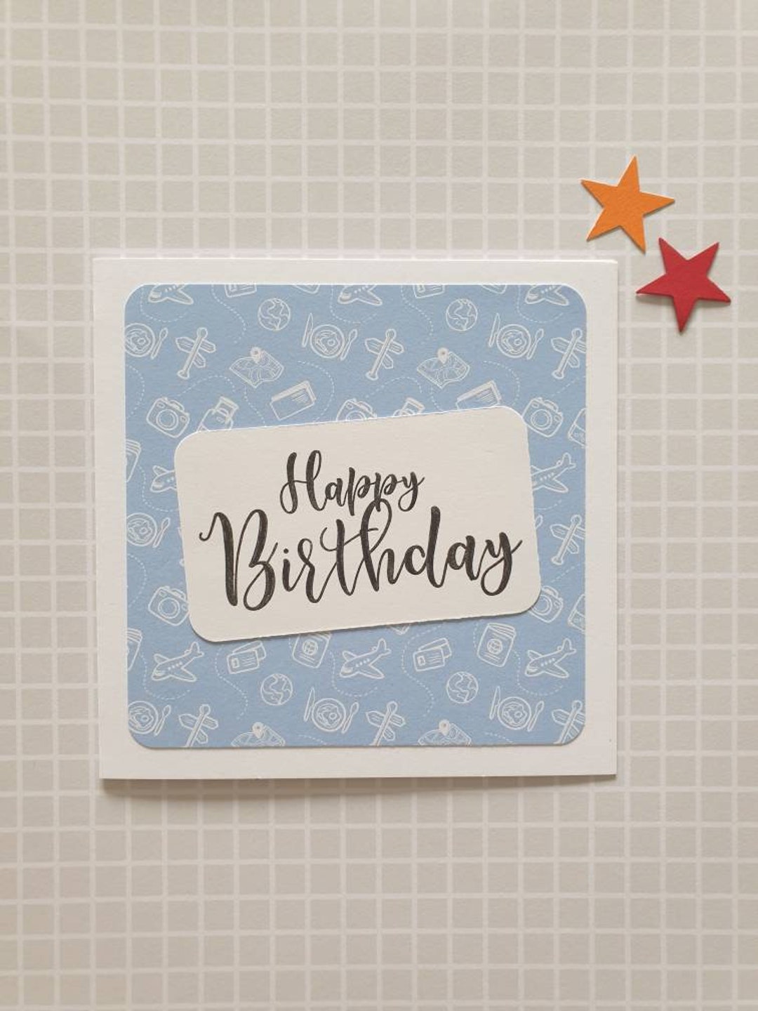 Travel Birthday Card | Handmade Adventure-themed Birthday Greeting | UK ...
